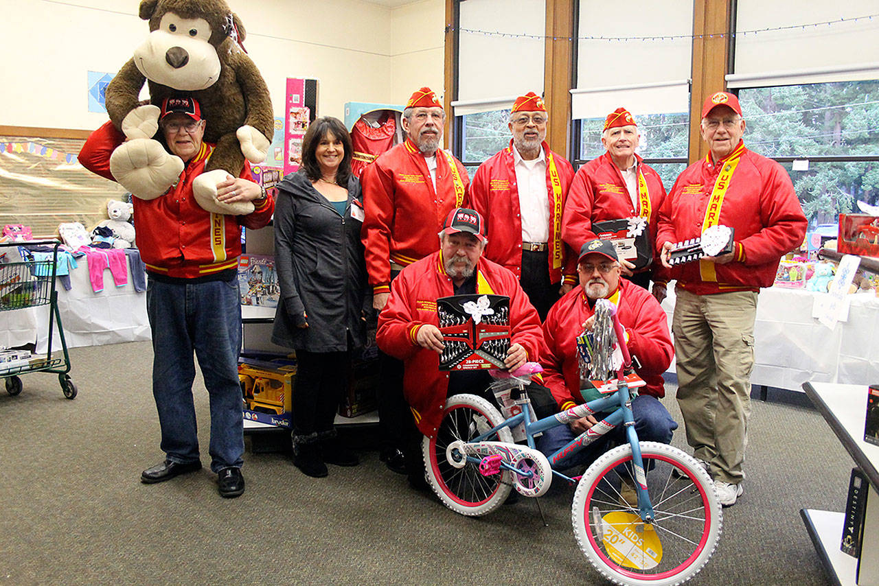 Marine detachment delivers toys, bikes to Holiday House | South Whidbey ...