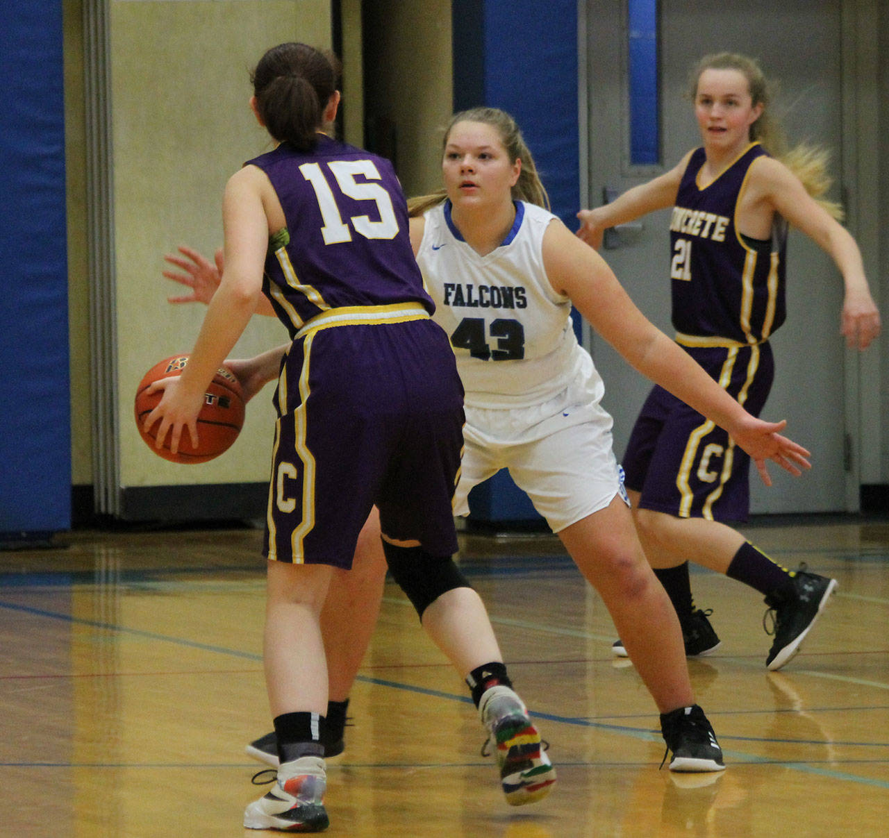 Steals help Falcons slide by Concrete / Girls basketball | South ...