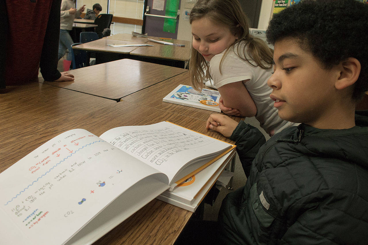 4th grade students publish book on Salish Sea | South Whidbey Record
