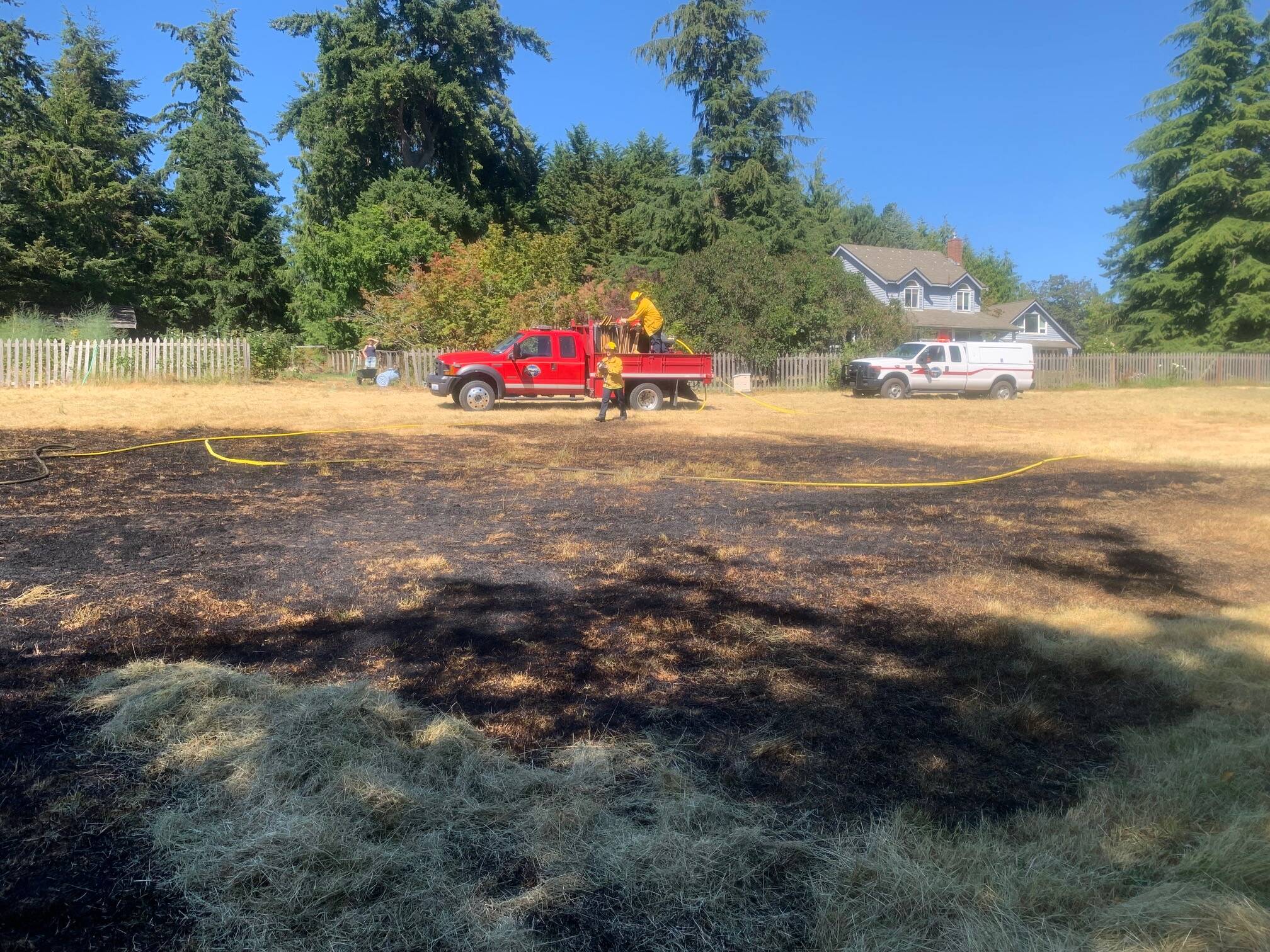 Mower fire cut down | South Whidbey Record