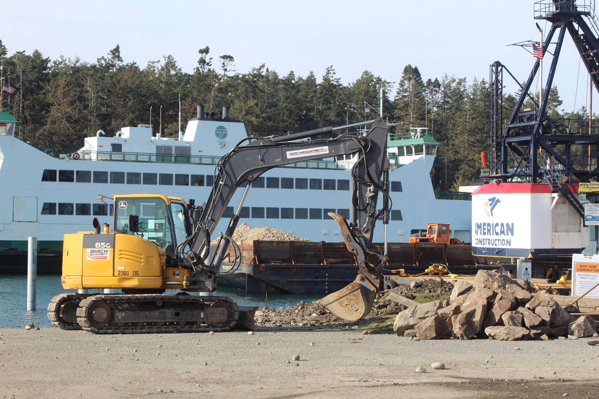 Keystone Boat Launch construction underway | South Whidbey Record