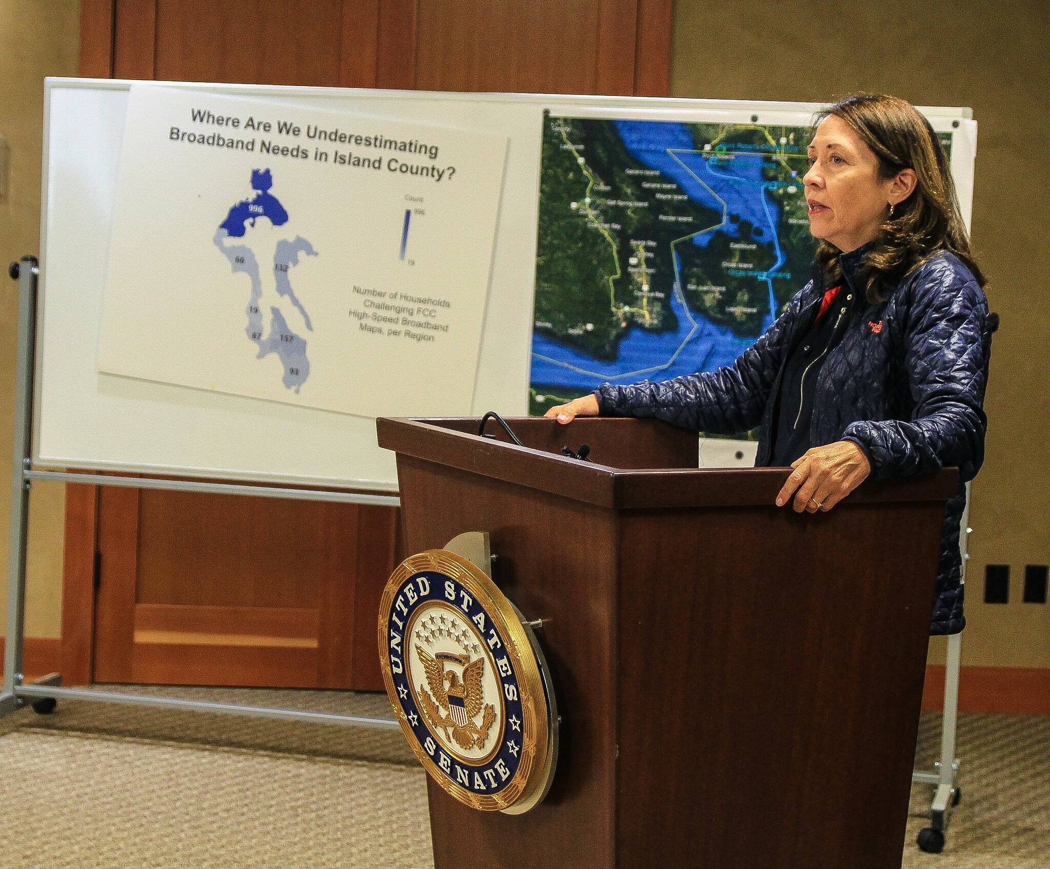 Senator Maria Cantwell touts Whidbey broadband project | South Whidbey ...